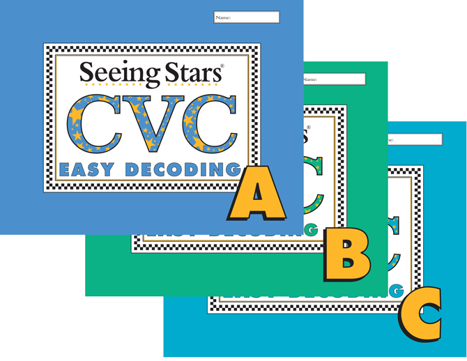 Seeing Stars® Decoding + Easy CVC Workbooks Bundle - Digital – Gander ...