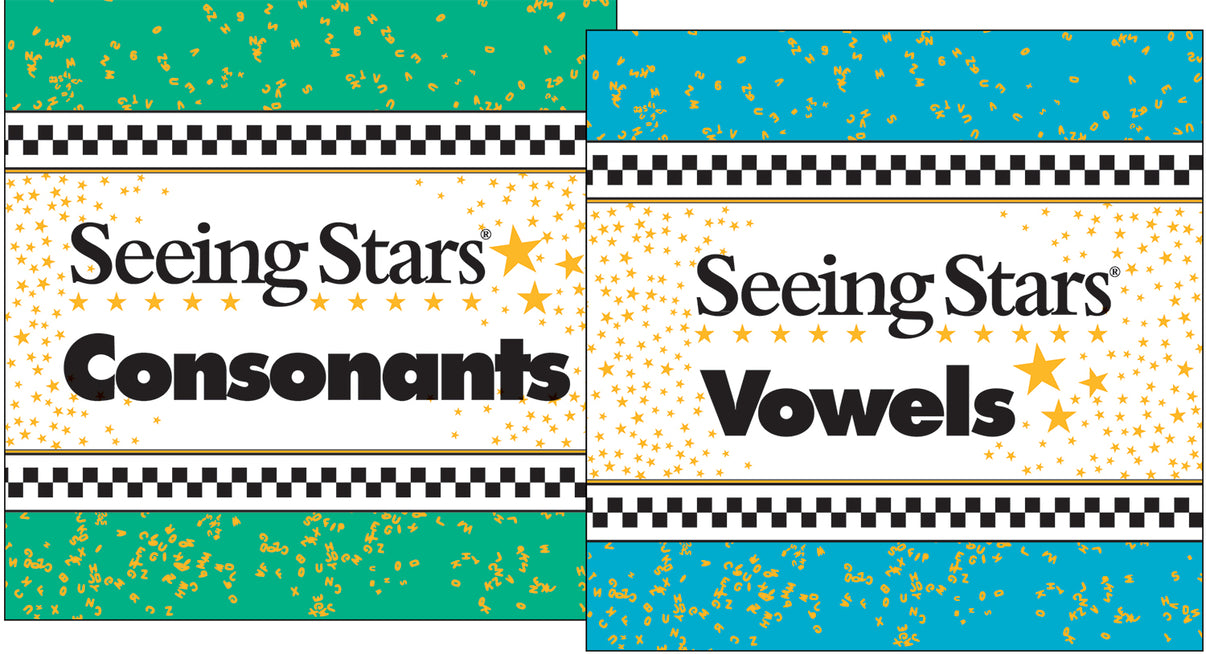 Seeing Stars® Consonant and Vowel Cards – Gander Publishing